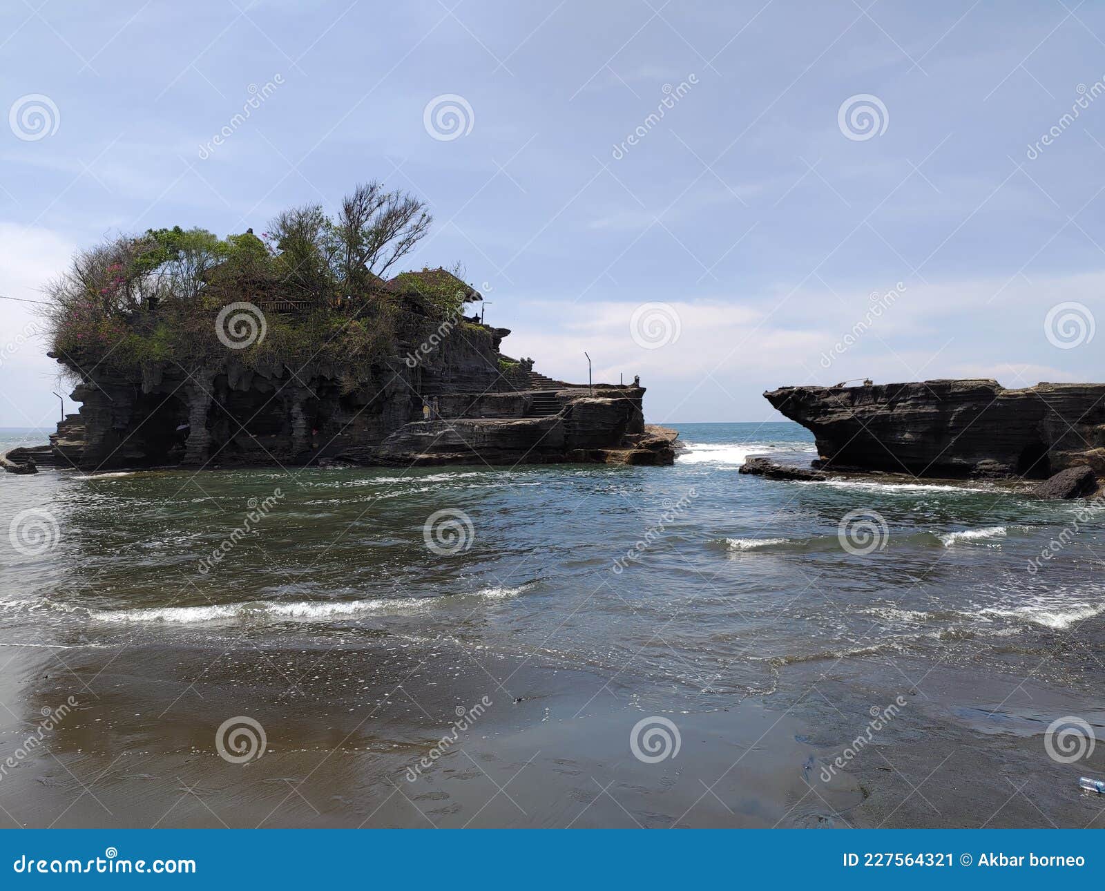 Pulau bolong - Bali stock image. Image of shore, wave - 227564321