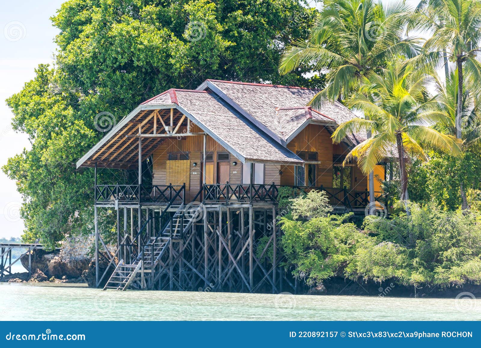 Pulau Maratua Pristine Island Stock Image - Image of asia, sand: 220892157