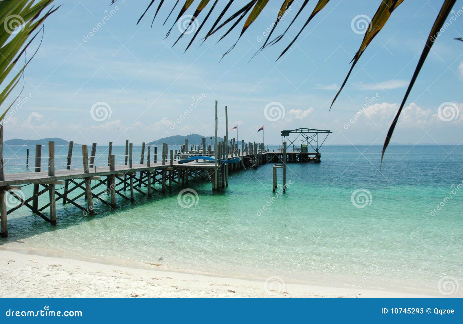 Pulau Rawa Island stock image. Image of rawa, long, jetty - 10745293