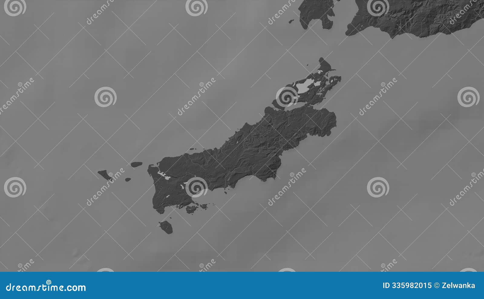 Pulau Rote. Indonesia. Bilevel Stock Illustration - Illustration of ...
