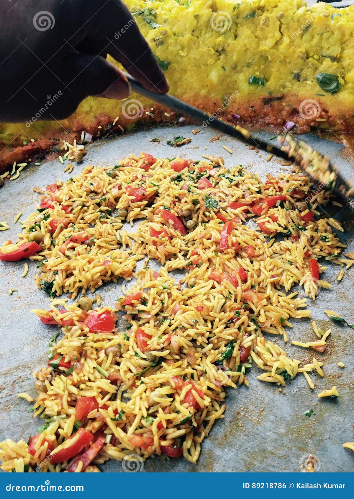 Pulav stock photo. Image of lemon, healthy, coriander - 89218786