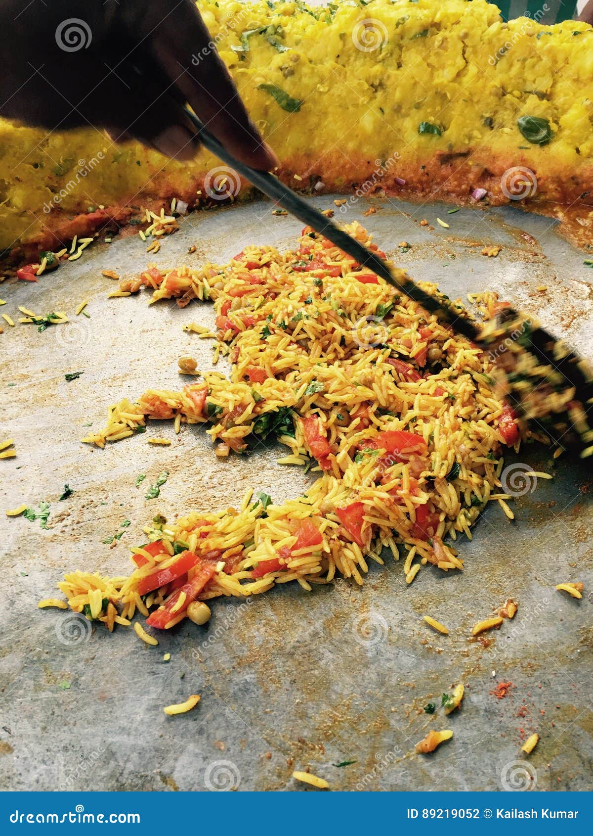 Pulav stock photo. Image of bread, lemon, daal, biryani - 89219052