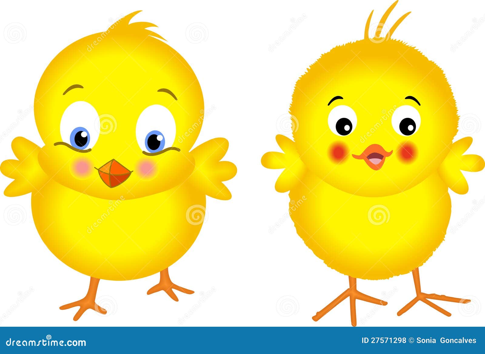Pulcini gialli illustrazione vettoriale. Illustrazione di abbozzo ...