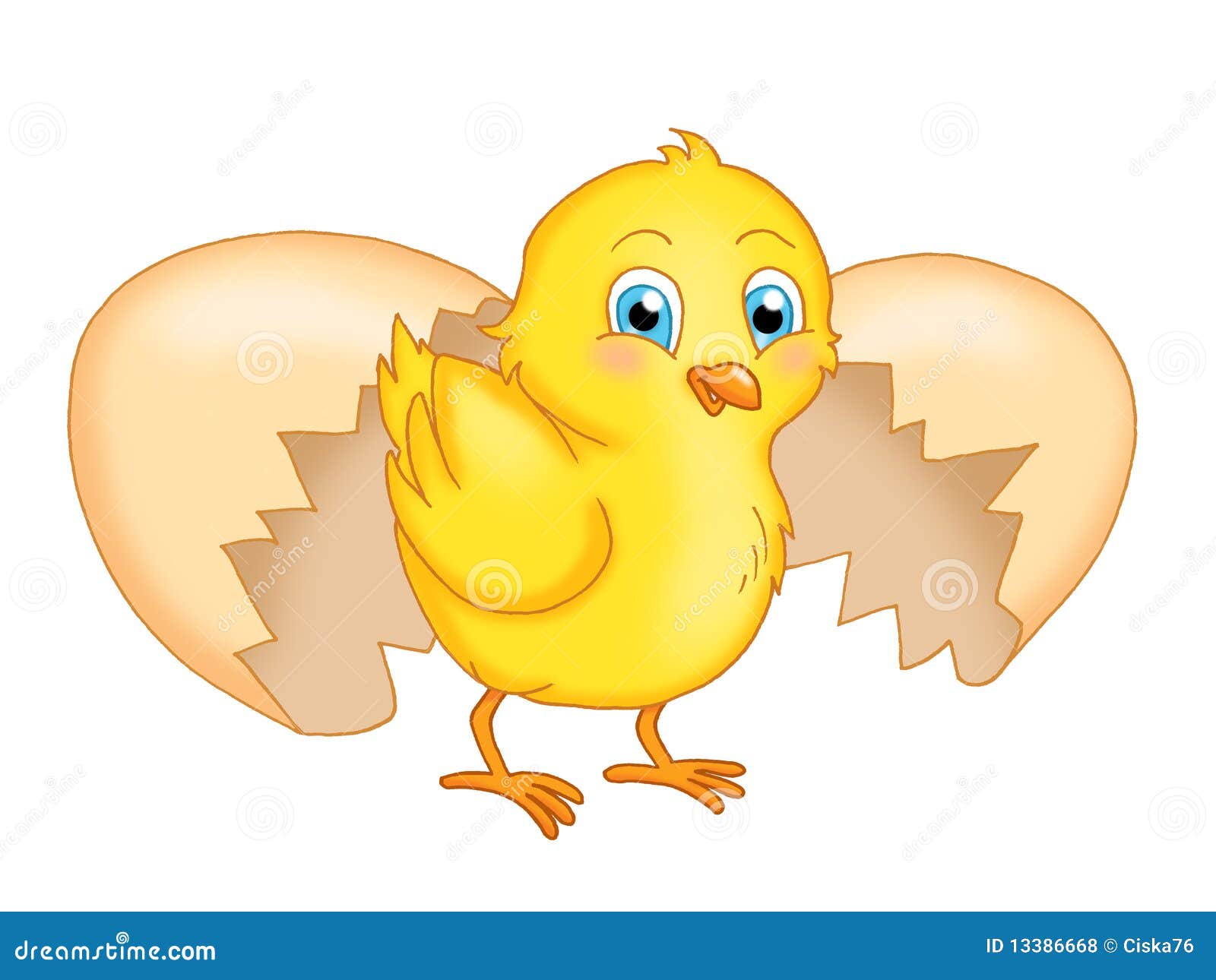 Pulcino illustrazione di stock. Illustrazione di sorpresa - 13386668