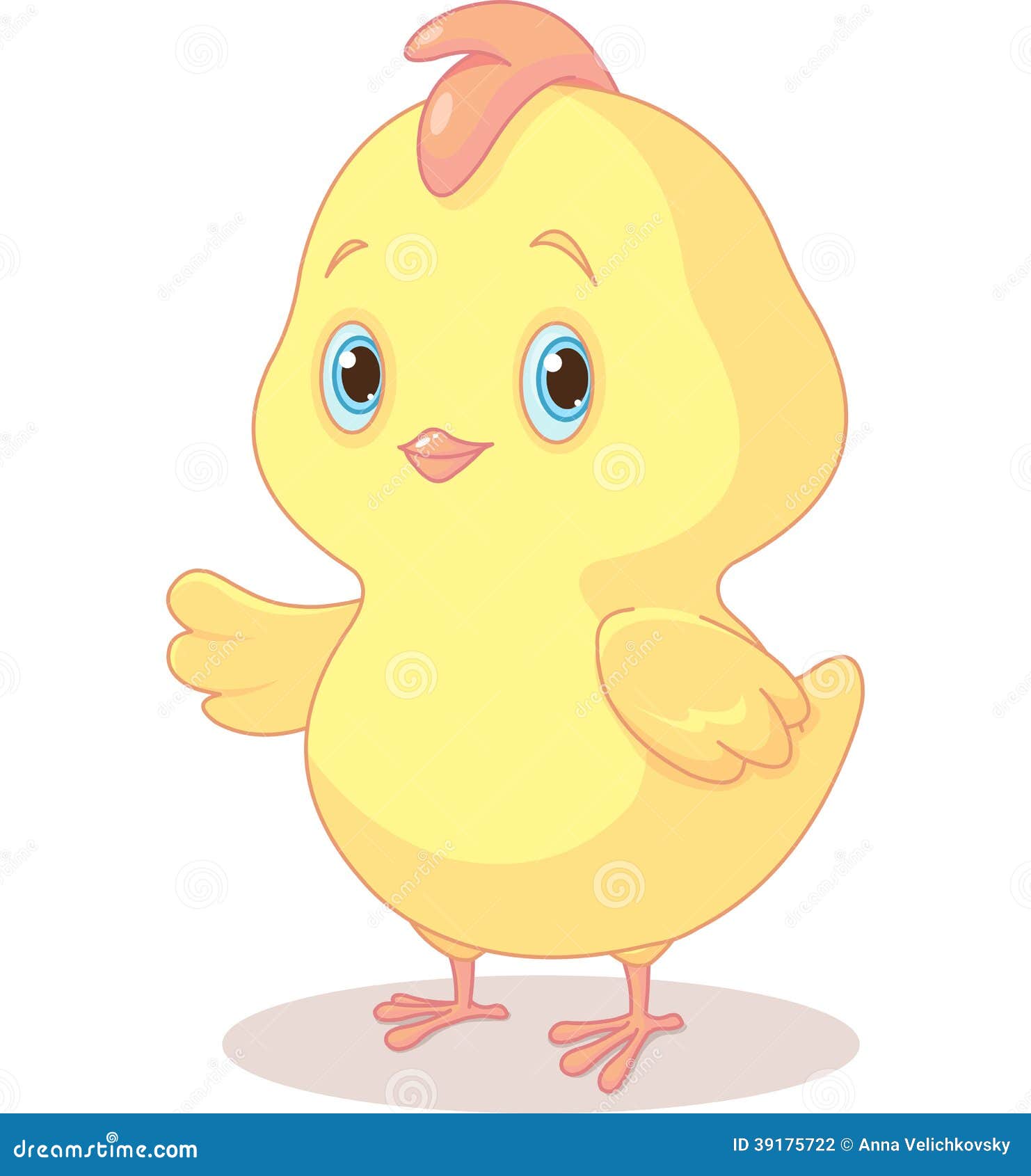 Pulcino di Pasqua illustrazione vettoriale. Illustrazione di pulcino ...