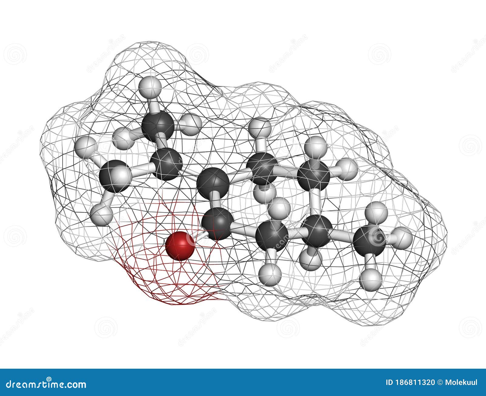 Pulegone Molecule, Molecular Structures, Monoterpene, 3d Model ...
