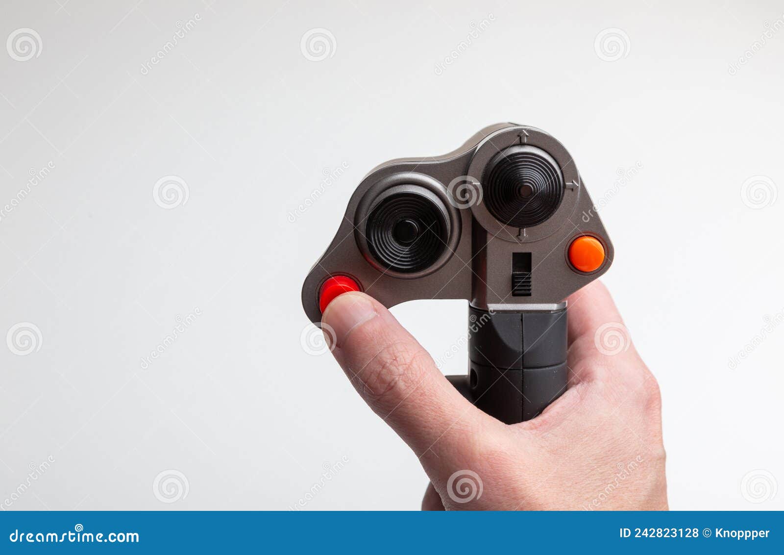 A Fighter Aircraft Control Column Game Controller Stock Photo - Image ...