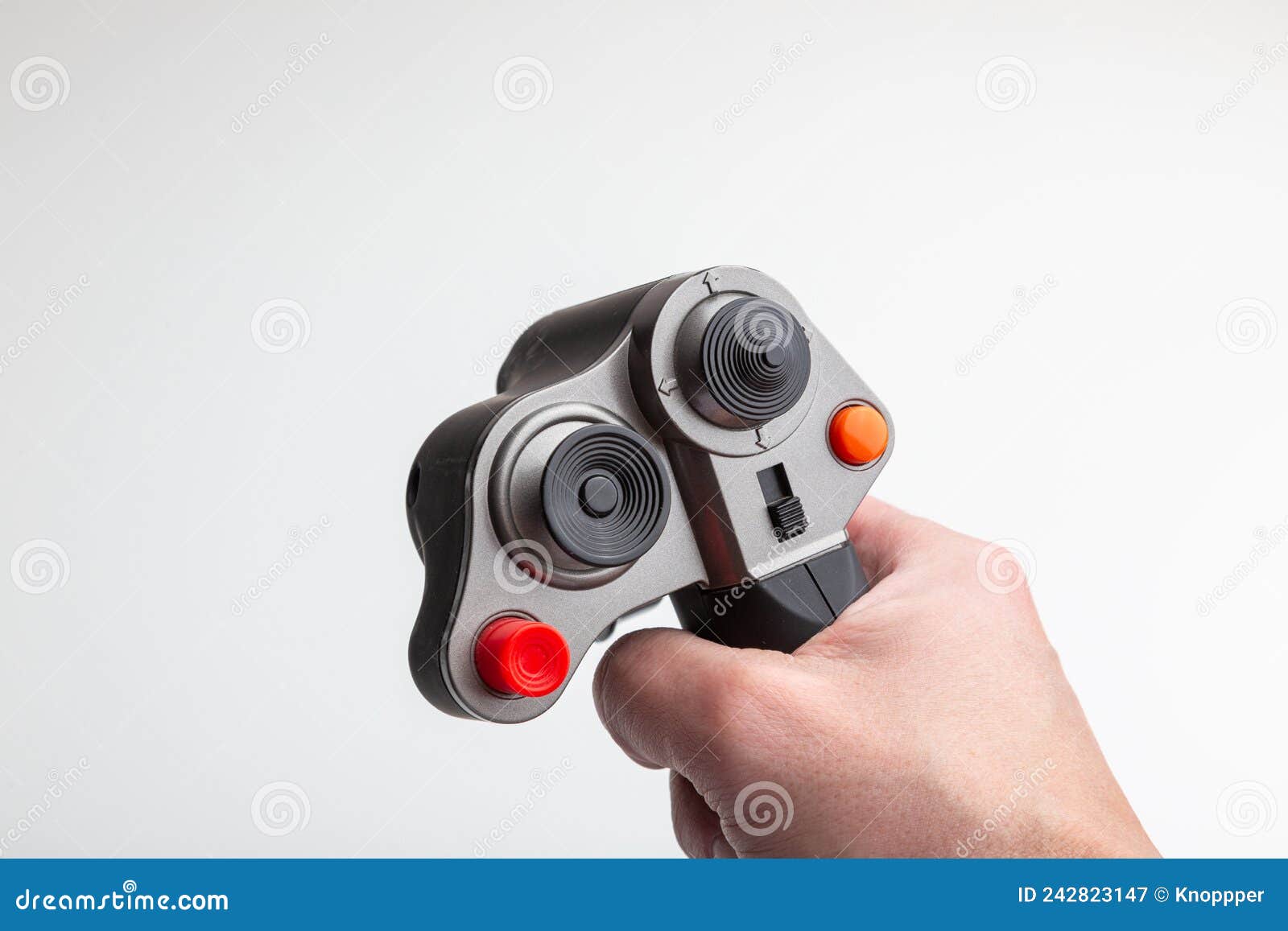 A Fighter Aircraft Control Column Game Controller Stock Image - Image ...