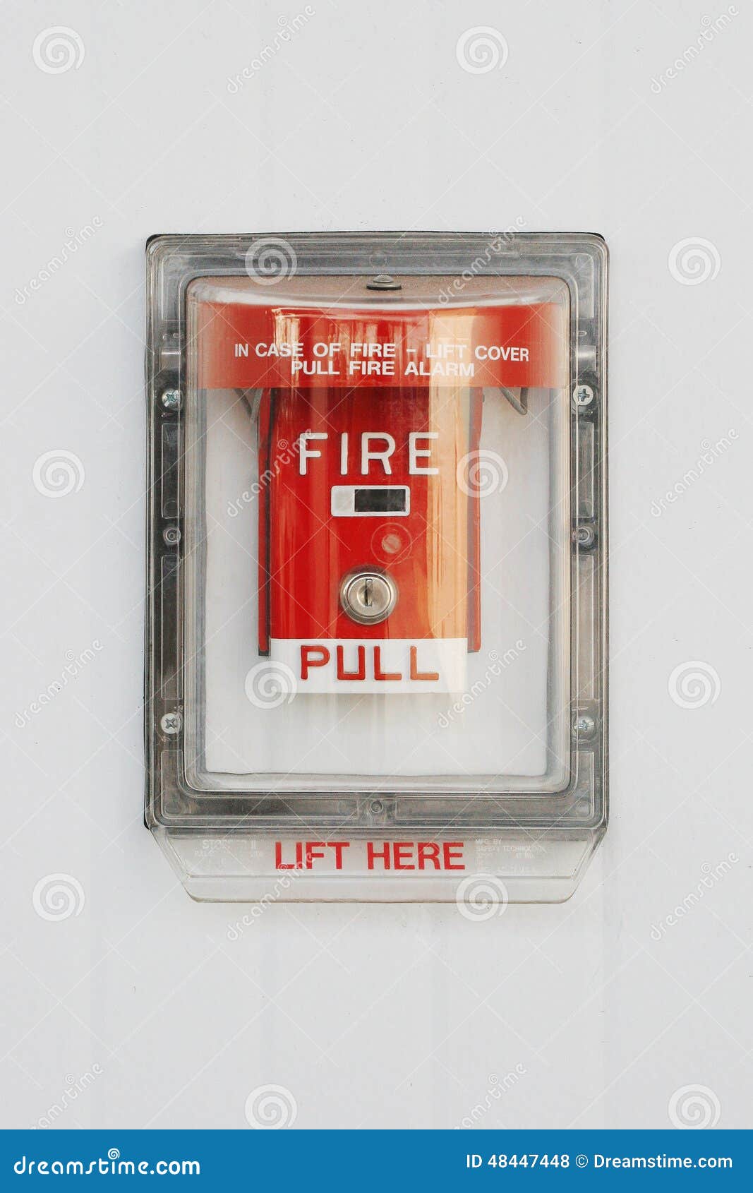 Pull in Case of Fire stock photo. Image of symbol, equipment - 48447448