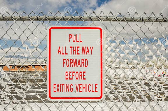 Pull Forward Sign stock photo. Image of traffic, sign - 92274492