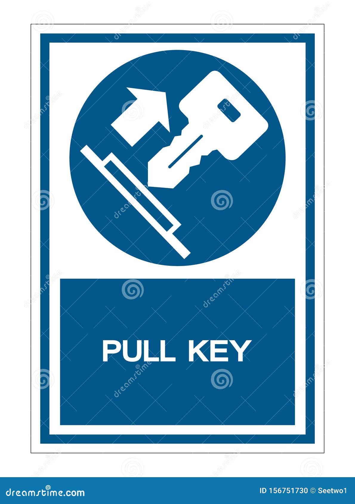 Pull Key Symbol Sign Isolate on White Background,Vector Illustration ...