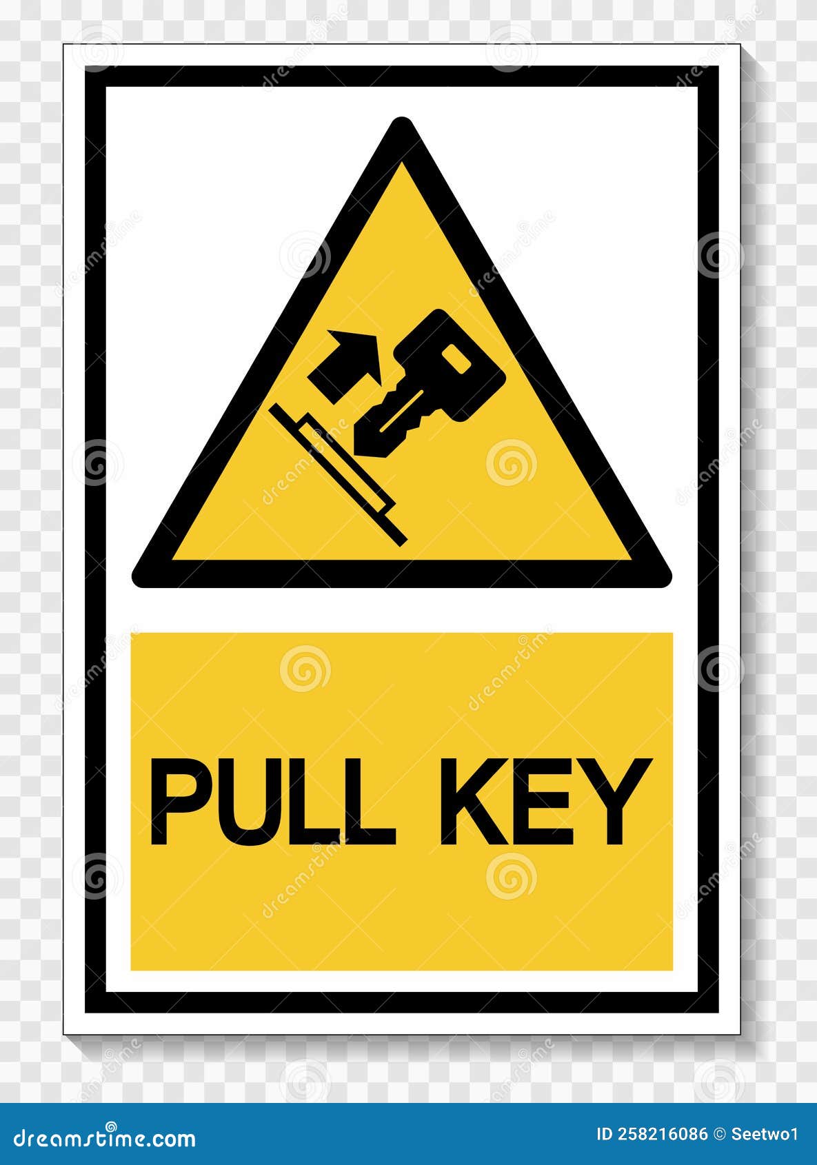 Pull Key Symbol Sign Isolate on White Background,Vector Illustration ...