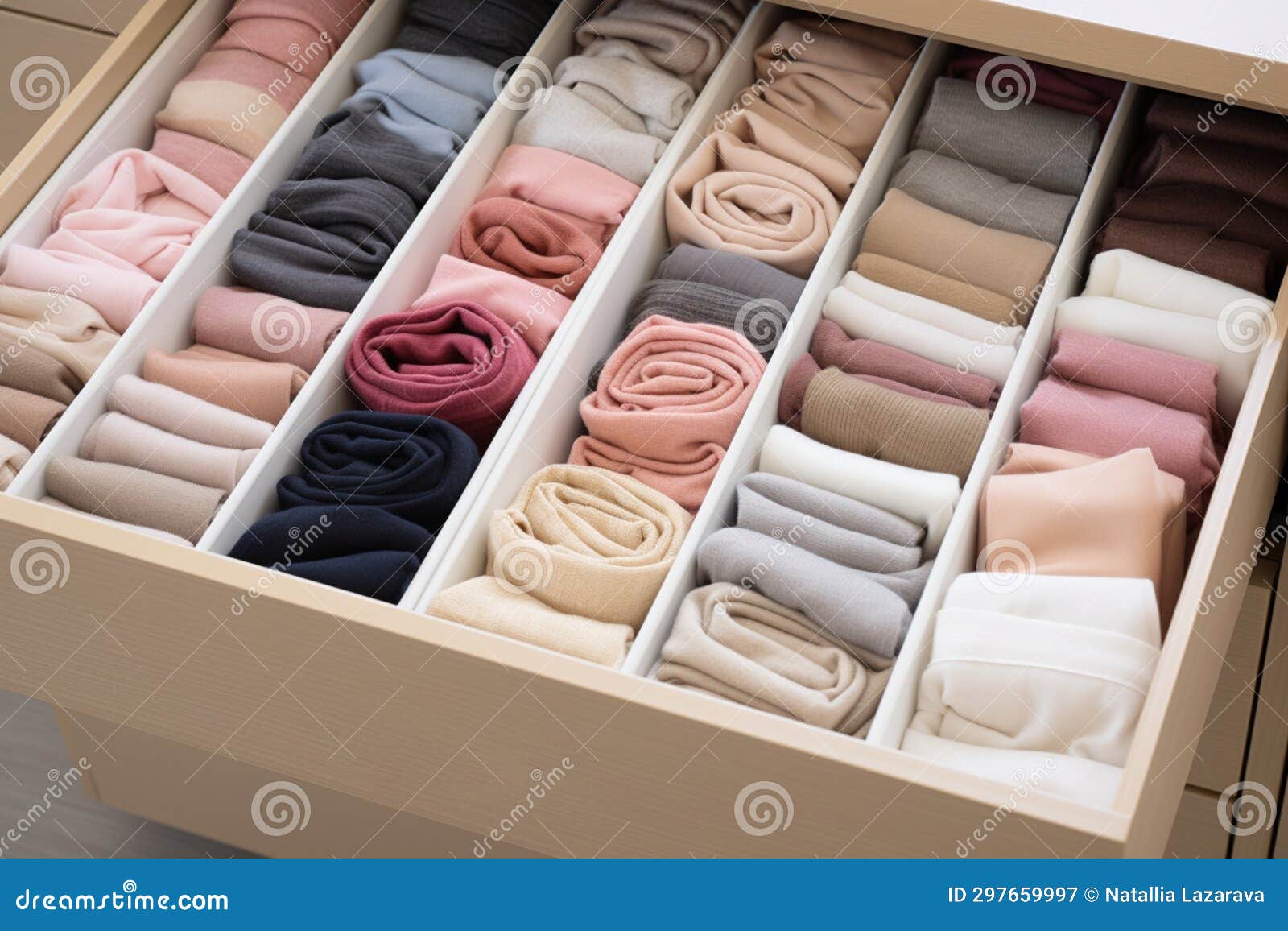 Pull-out Shelf Chest of Drawers,things are Arranged Organized,concept ...