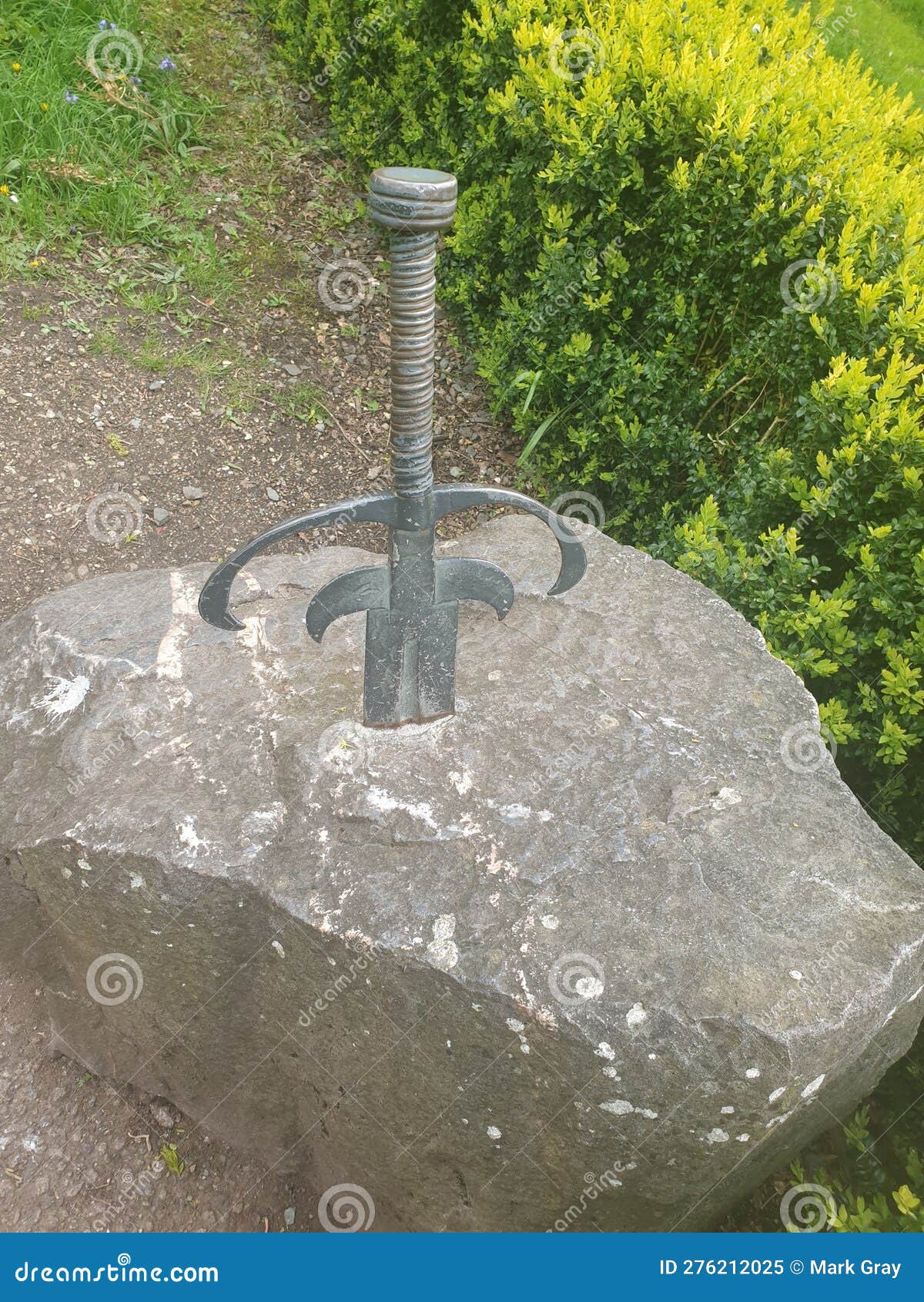 Pull Out the Sword and You Will Be King Editorial Image - Image of rock ...