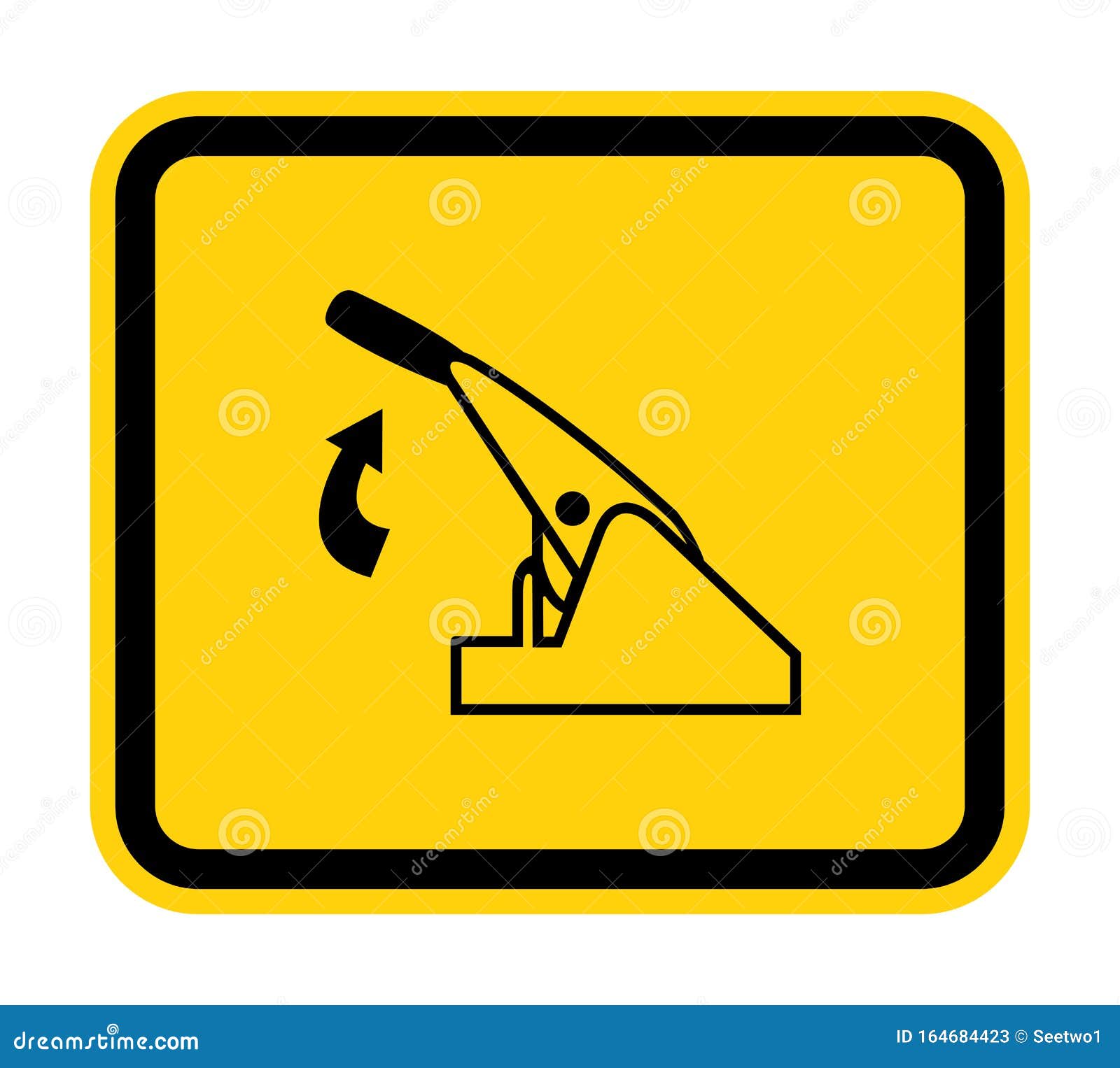 Pull Parking Brake Symbol Sign Isolate on White Background,Vector ...