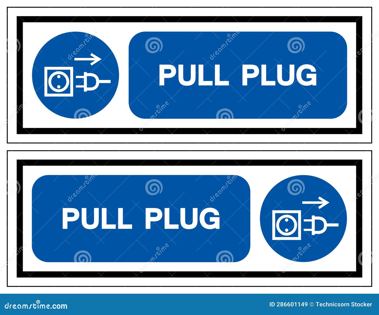 Pull Plug Symbol Sign,Vector Illustration, Isolated on White Background ...
