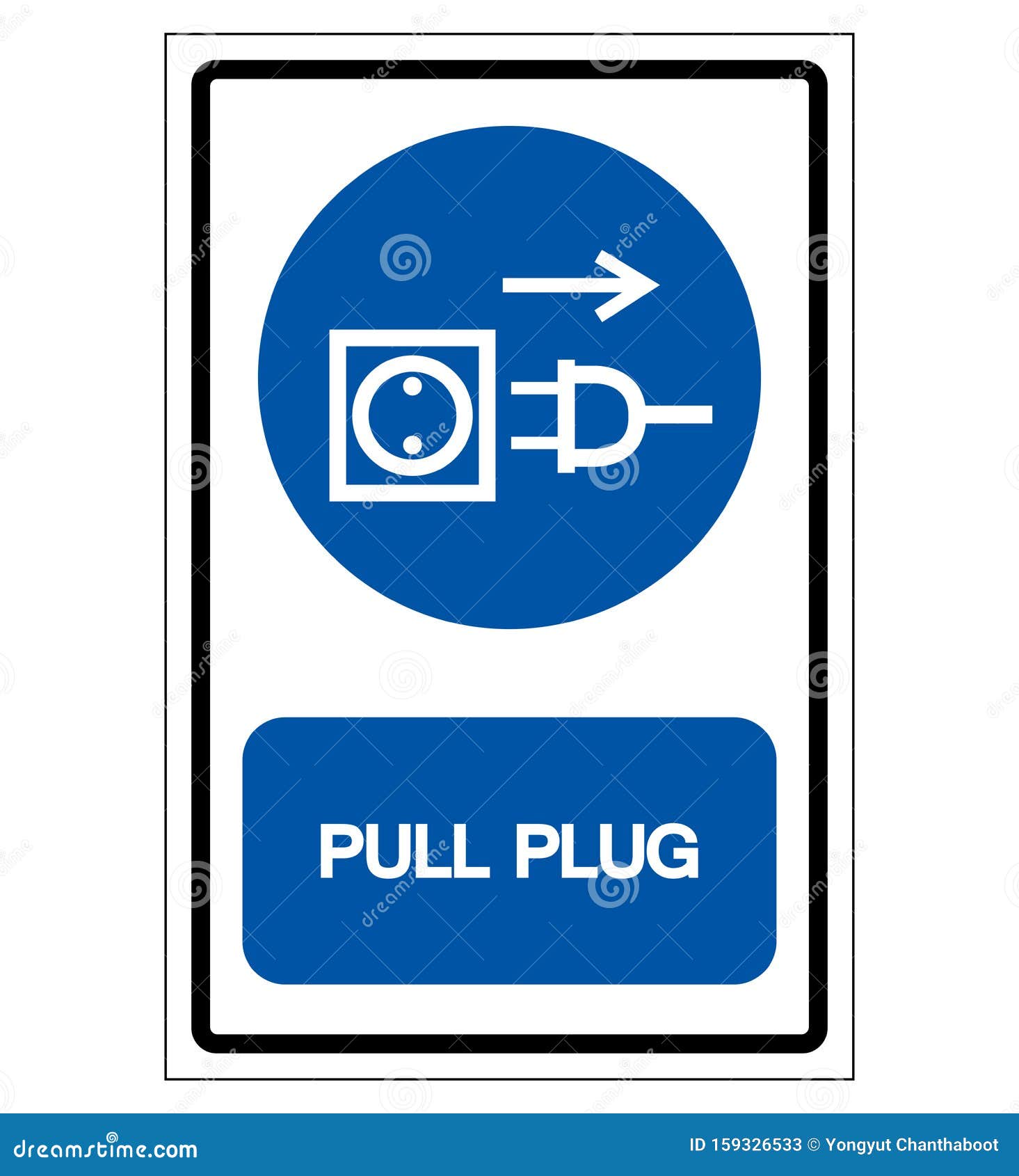 Pull Plug Symbol Sign,Vector Illustration, Isolated on White Background ...