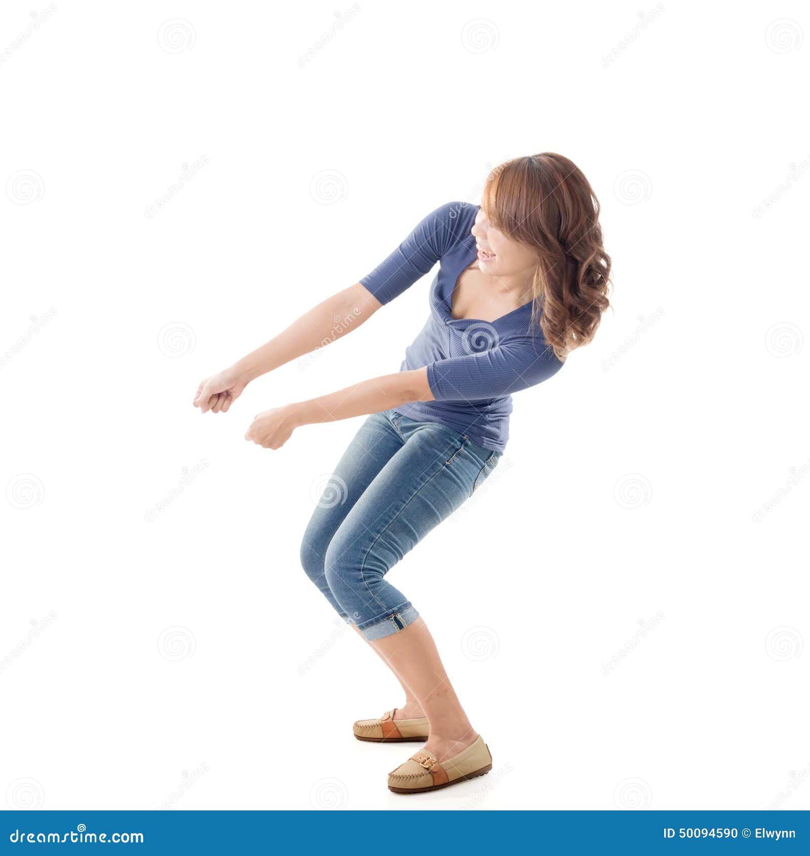 Pull pose stock photo. Image of effort, full, portrait - 50094590