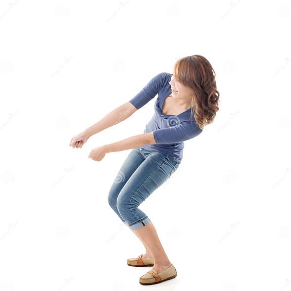 Pull pose stock photo. Image of effort, full, portrait - 50094590