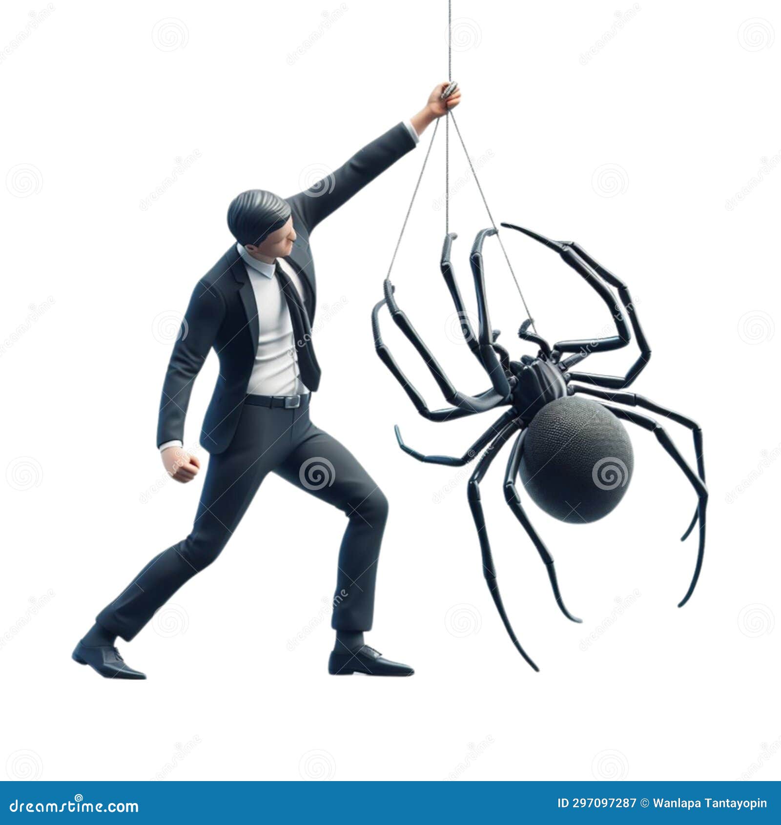 Person holding a spider stock illustration. Illustration of holding ...