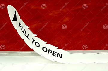 Pull To Open stock image. Image of envelope, mail, folder - 292037