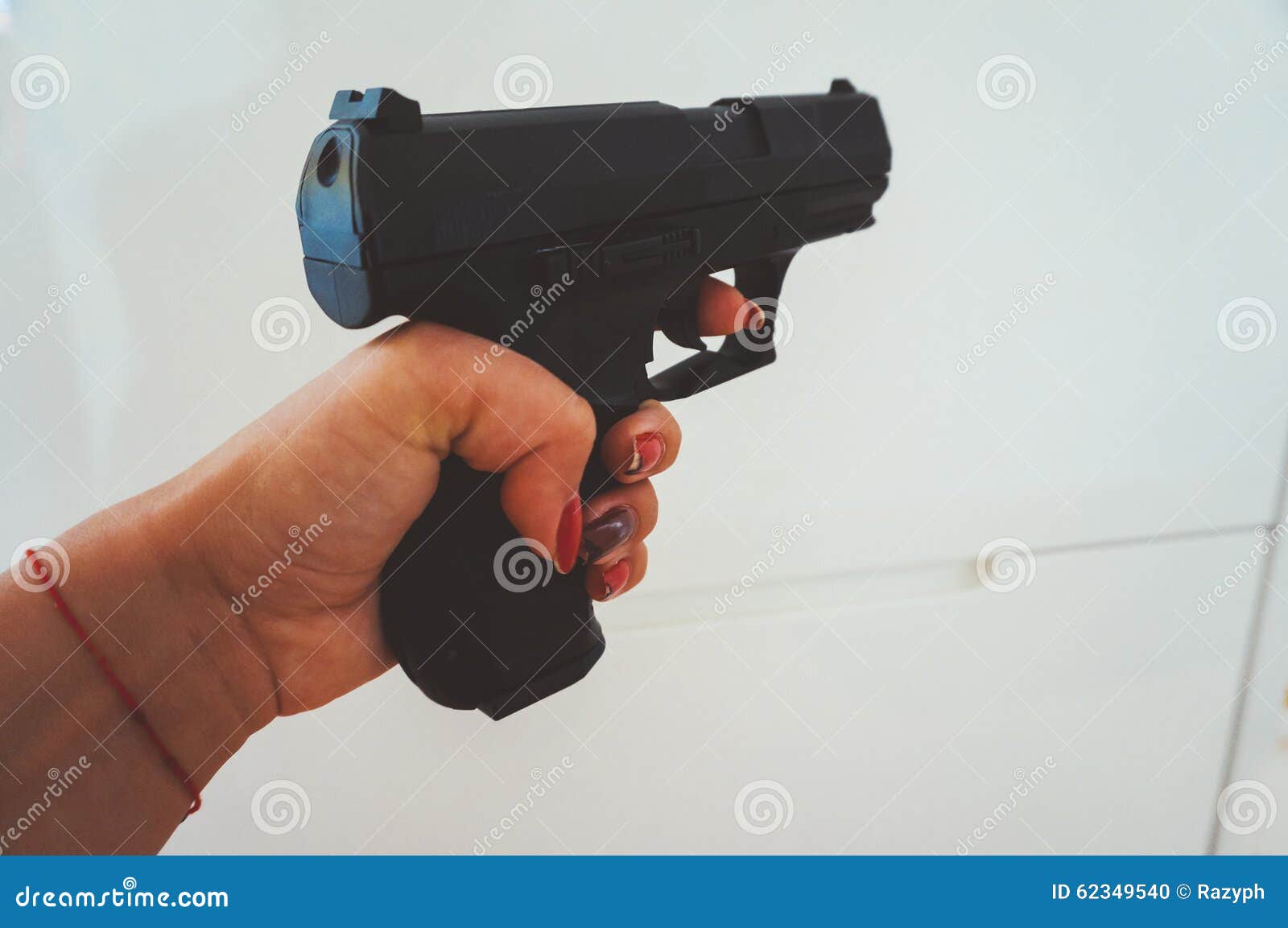 Pull the trigger stock photo. Image of killing, hand - 62349540