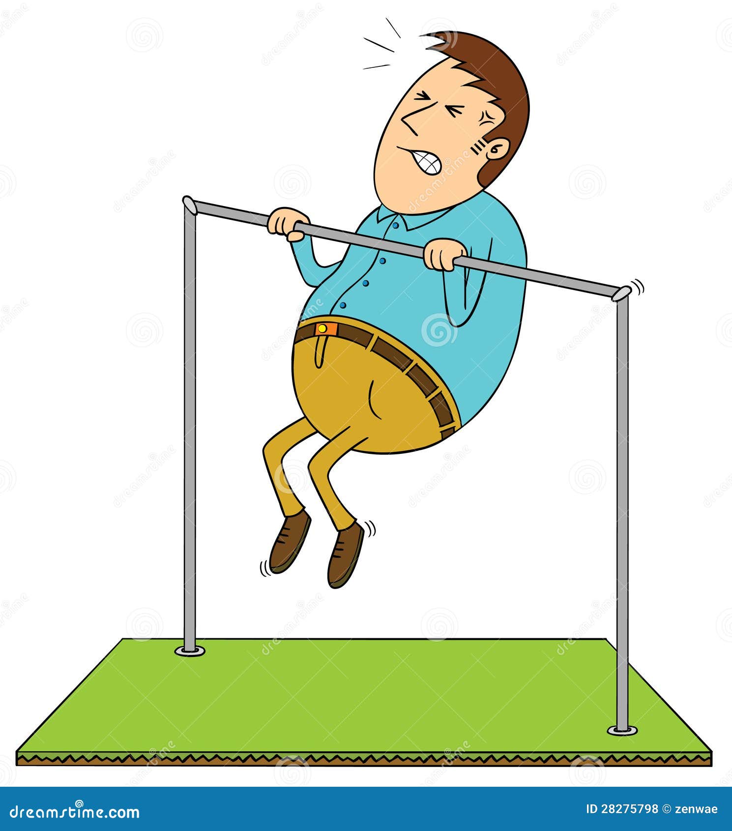 Pull up stock vector. Illustration of male, clip, endurance - 28275798