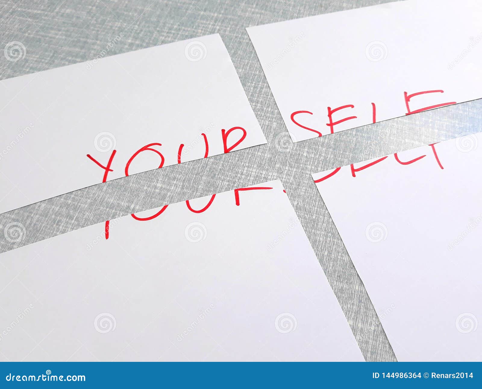 Pull Yourself Together Symbol. Wooden Blocks With Words `Pull Yourself ...