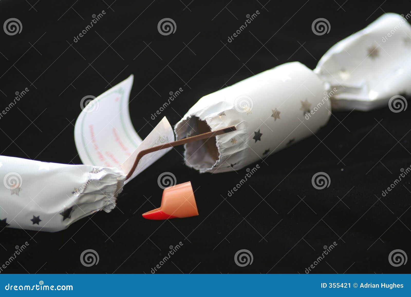 Pulled Cracker stock image. Image of celebrate, winter - 355421