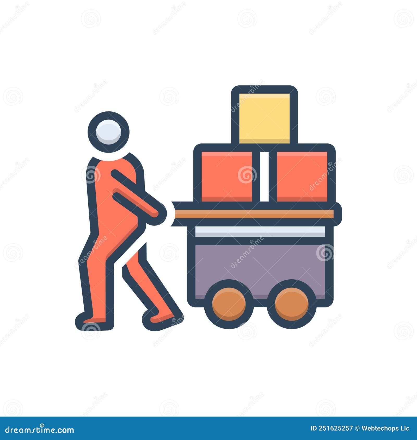 Human Pull Rehabilitation Outline Icon. Signs And Symbols Can Be Used ...