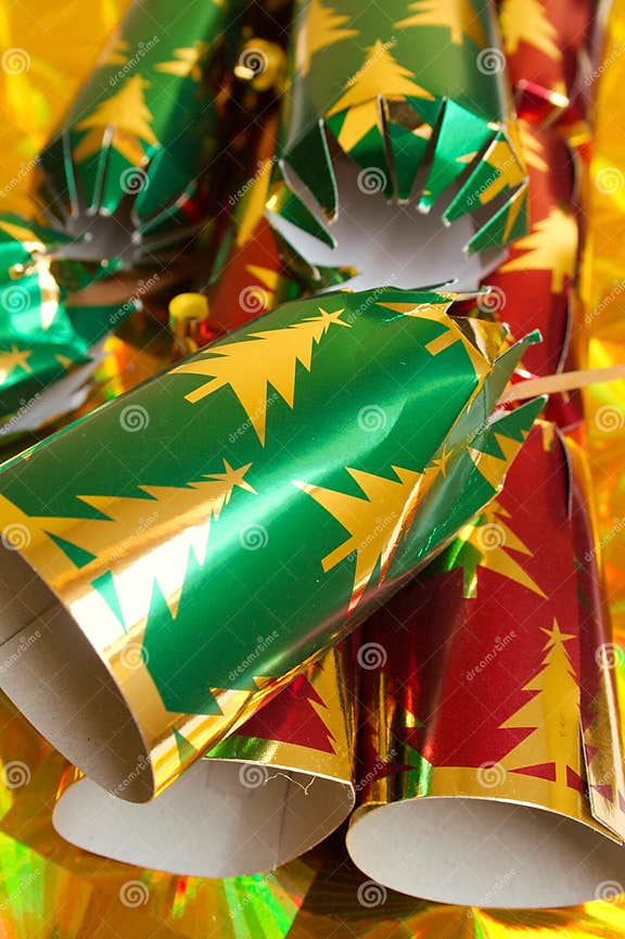 Pulled Party Cracker stock photo. Image of party, tree - 1730206