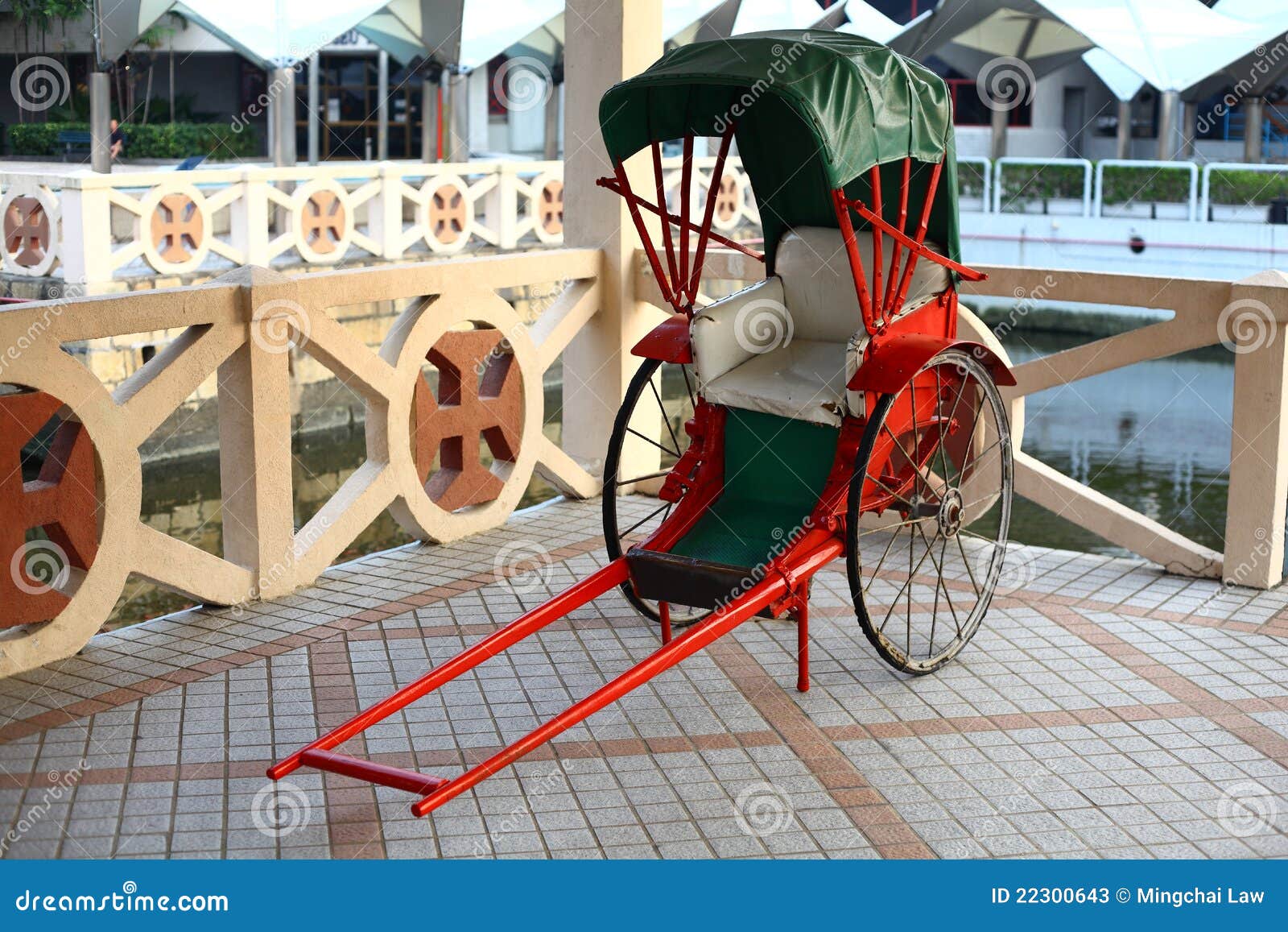 Pulled rickshaw stock image. Image of mode, rickshaw - 22300643