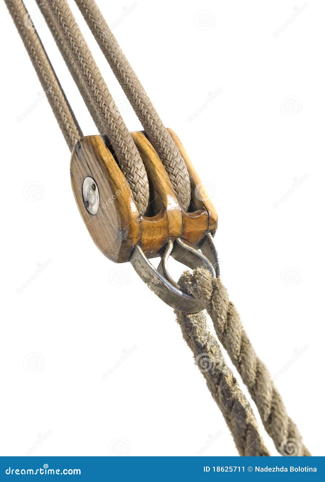 Pulley stock image. Image of machine, strength, tying - 18625711