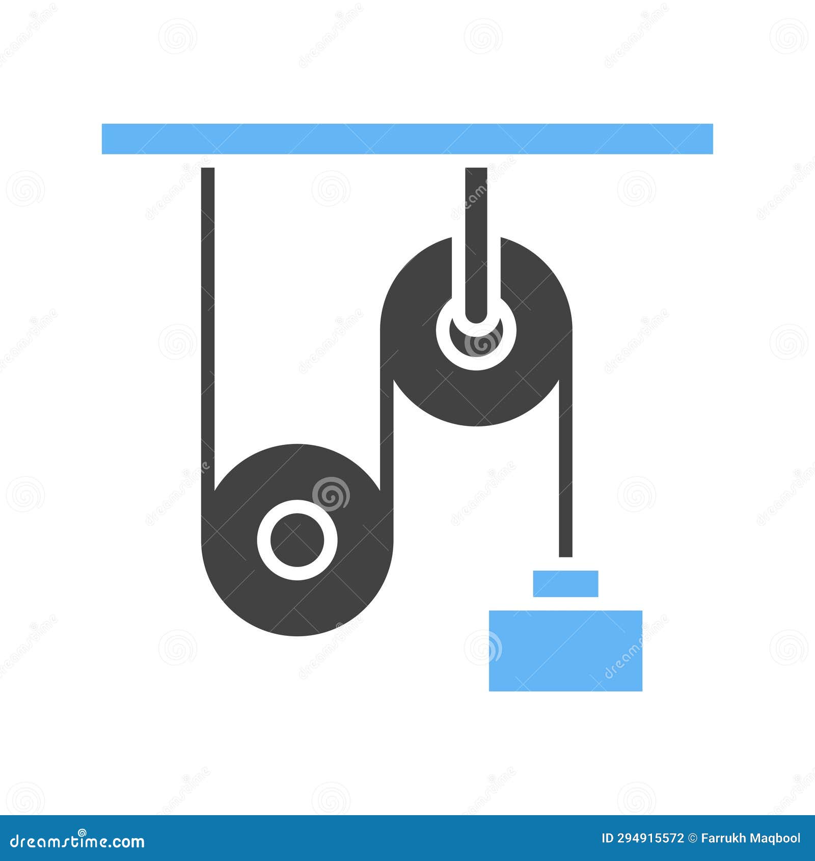 Pulley Icon Vector Isolated On White Background, Logo Concept Of ...