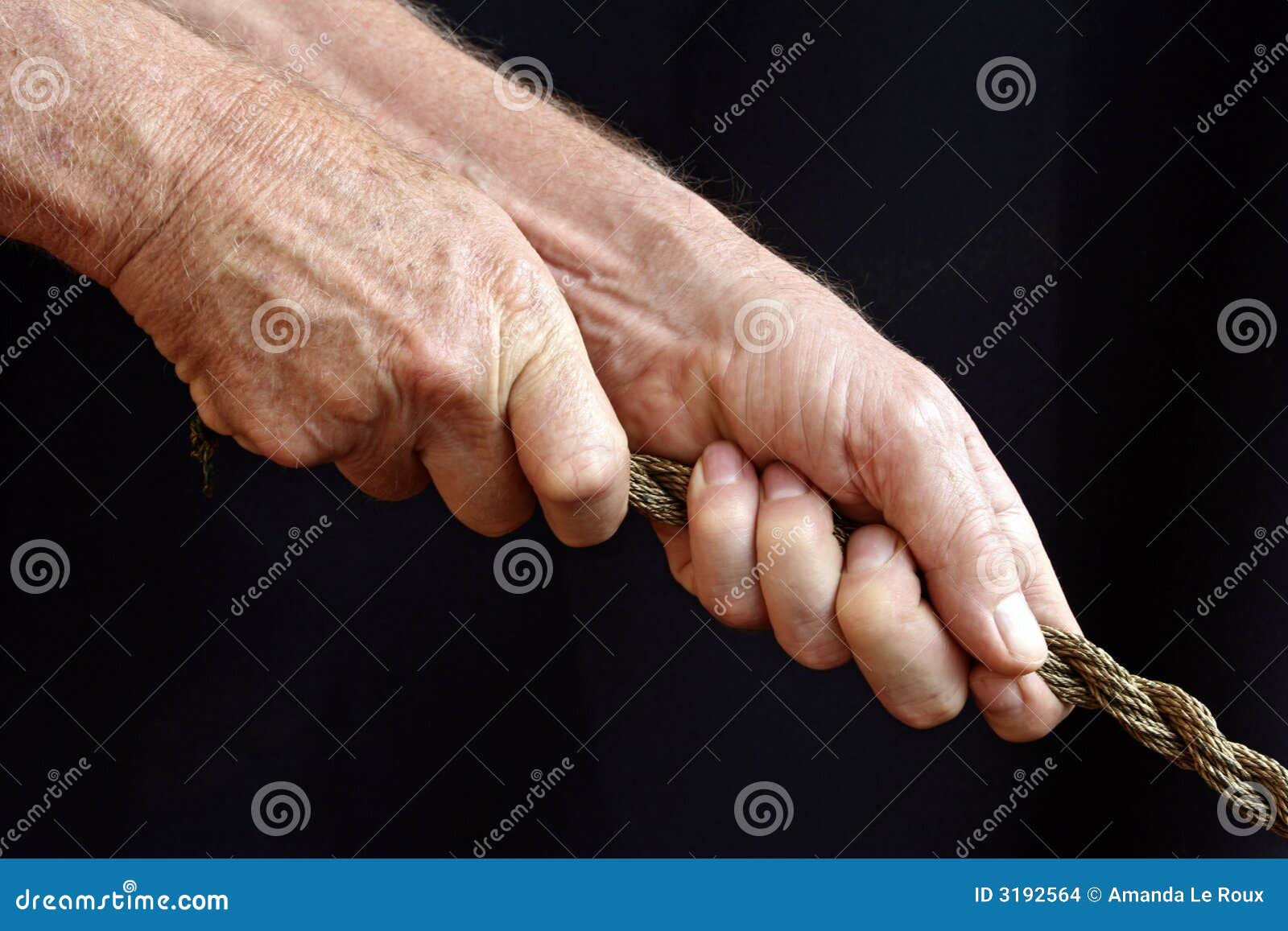 Pulling through stock photo. Image of mature, pull, rope - 3192564