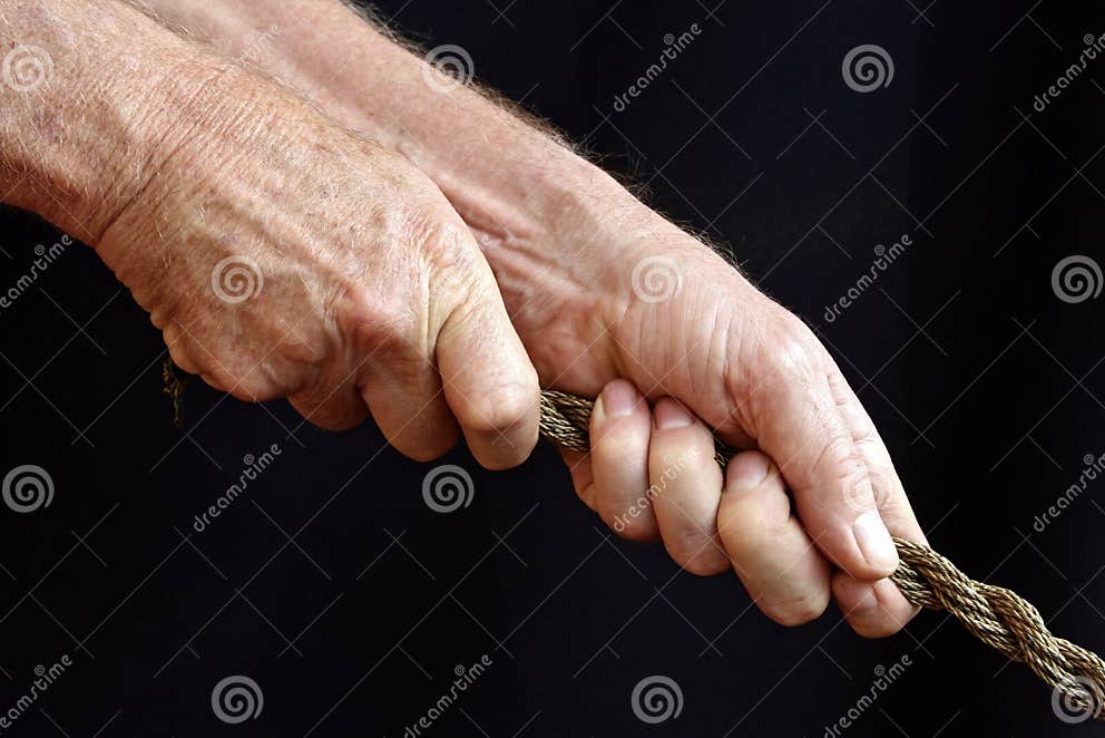 Pulling through stock photo. Image of mature, pull, rope - 3192564