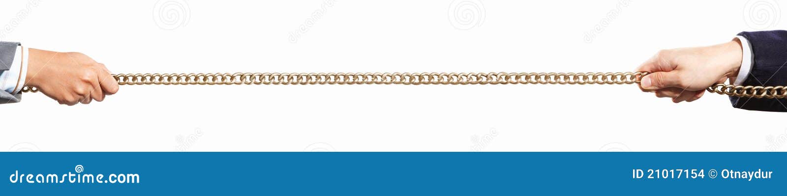 Pulling golden chain stock photo. Image of isolated, pull - 21017154
