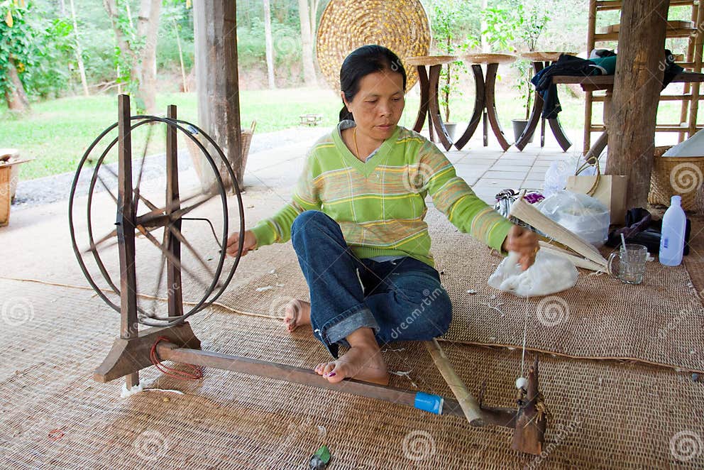 Pulling out silk thread editorial stock photo. Image of silky - 19380573