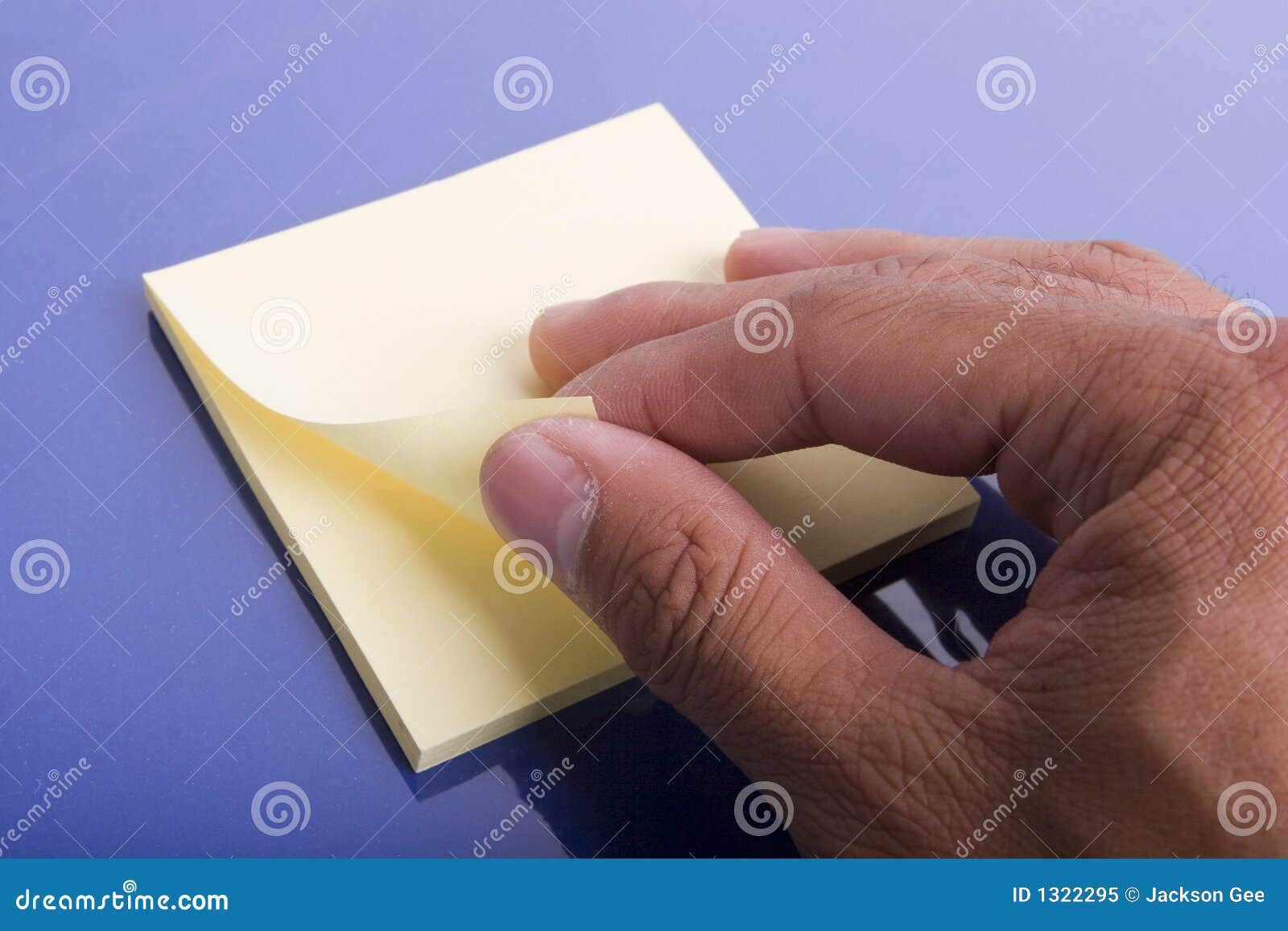 Pulling the Post it Messages Stock Image - Image of business, ballpen ...
