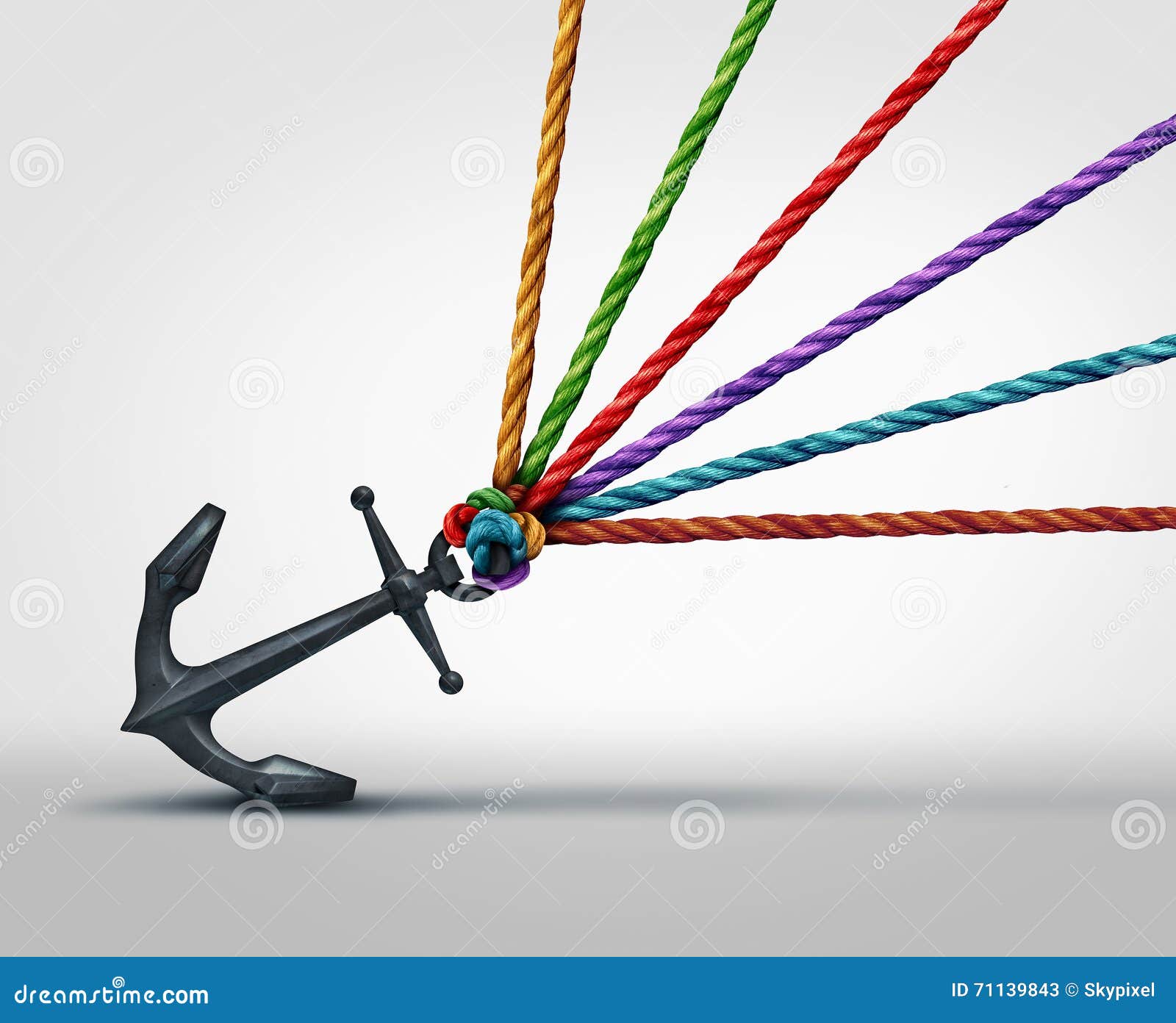 Pulling Together stock illustration. Illustration of organization ...