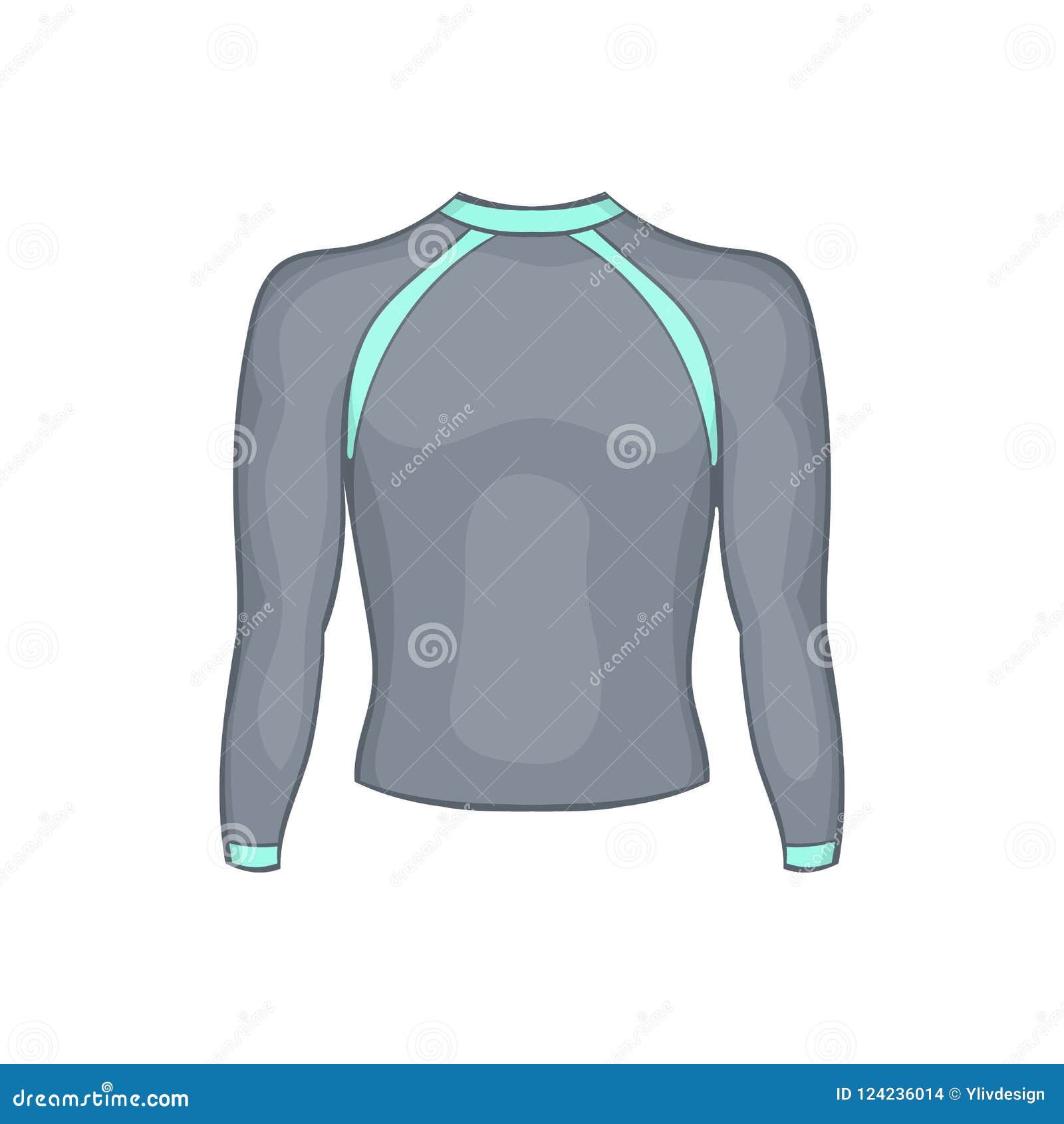 Pullover Icon, Cartoon Style Stock Illustration - Illustration of ...