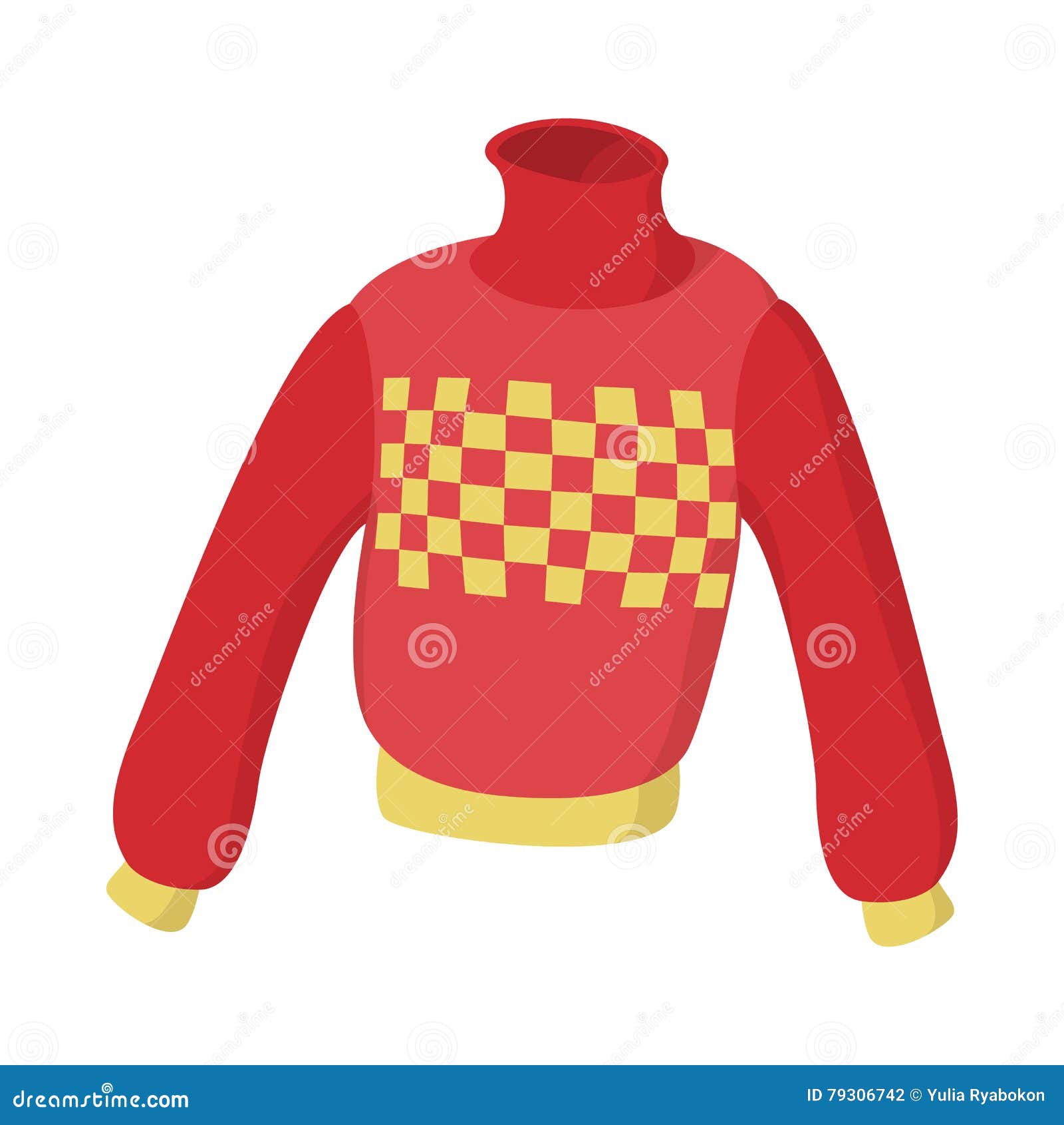 Pullover Icon, Cartoon Style Stock Vector - Illustration of shirt ...