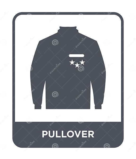 Pullover Icon in Trendy Design Style. Pullover Icon Isolated on White ...