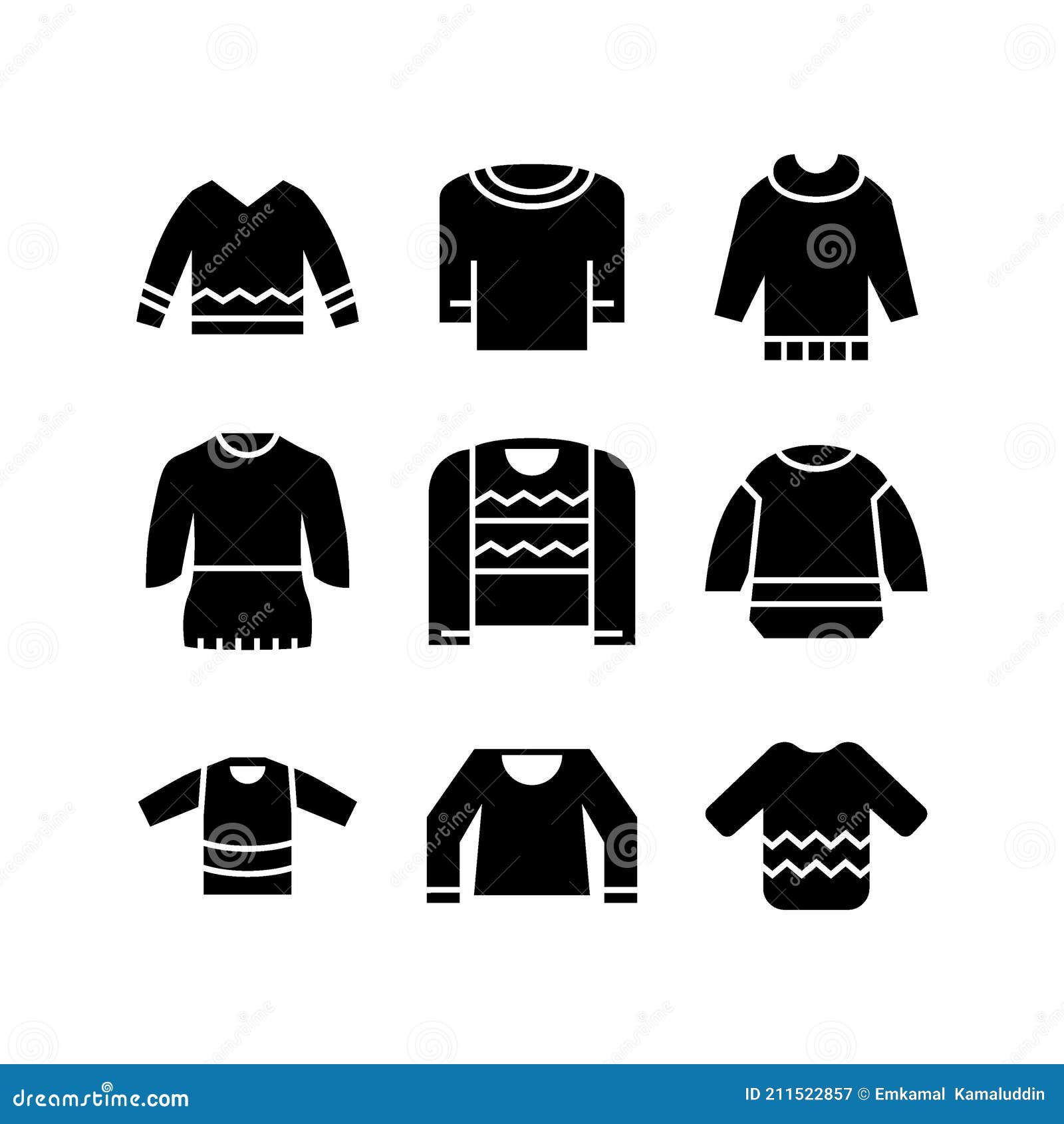 Pullover Symbol Oder Logo Isoliert Zeichen Symbol Vektor Illustration ...
