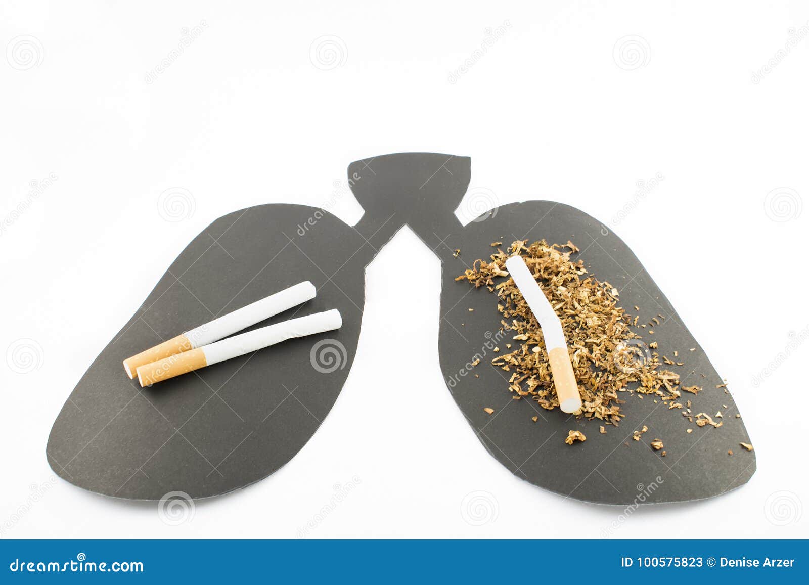 Pulmones y tabaco imagen de archivo. Imagen de droga - 100575823