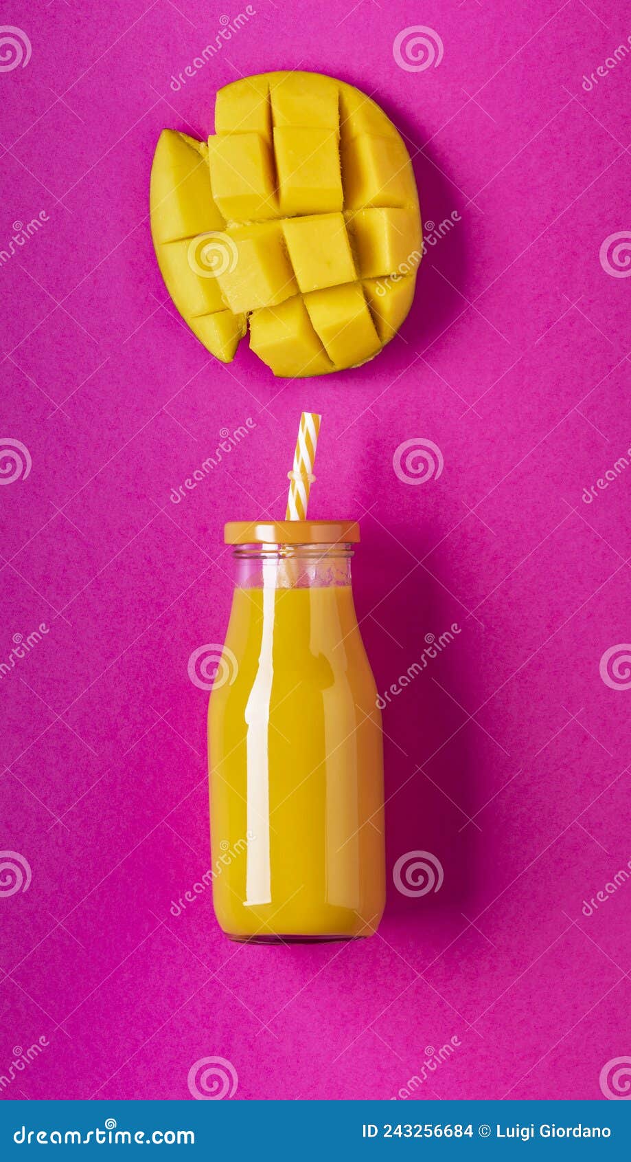Pulp and fresh mango juice stock photo. Image of mango - 243256684