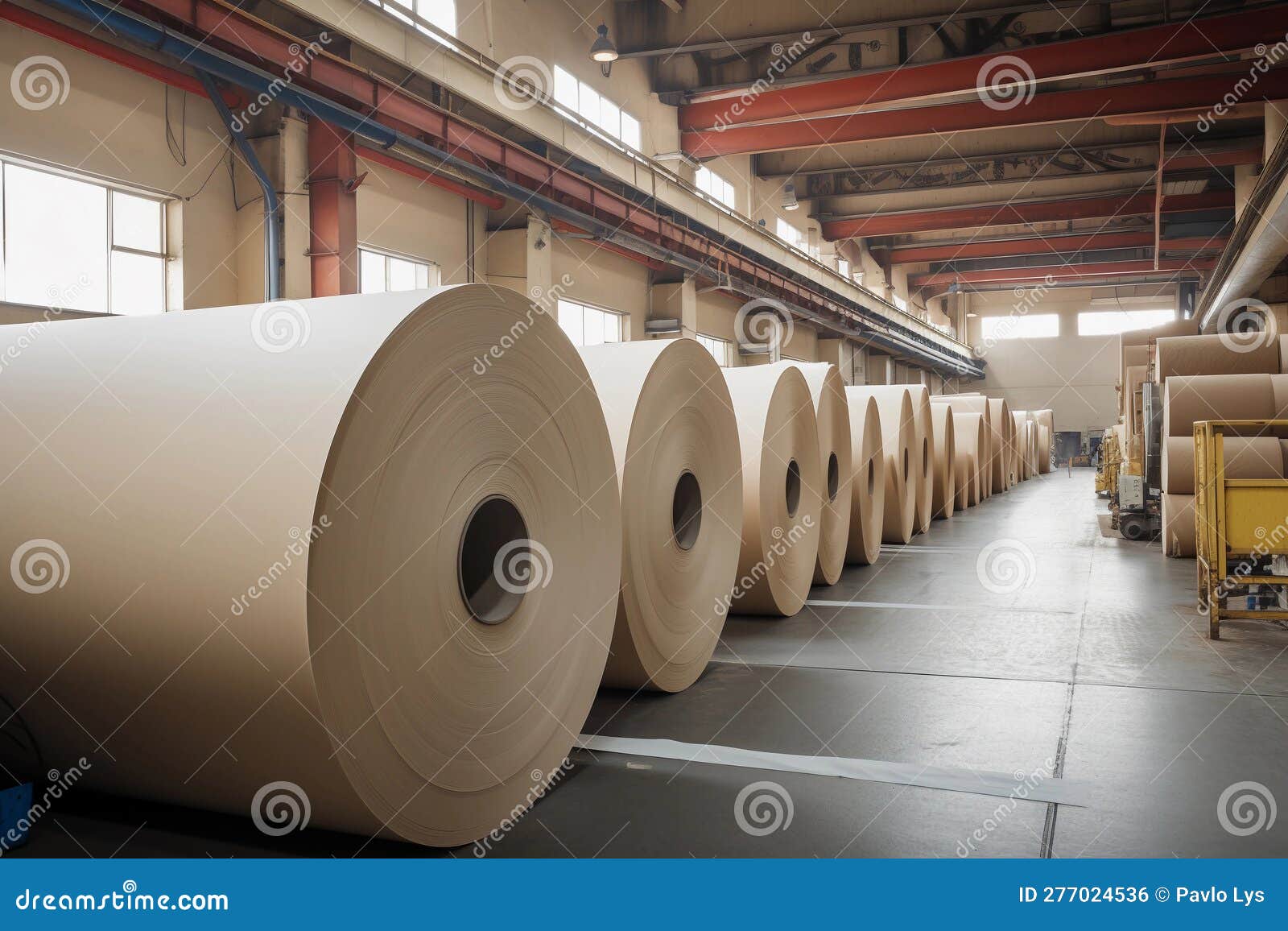 Pulp and Paper Industry. AI Generated Stock Illustration - Illustration ...