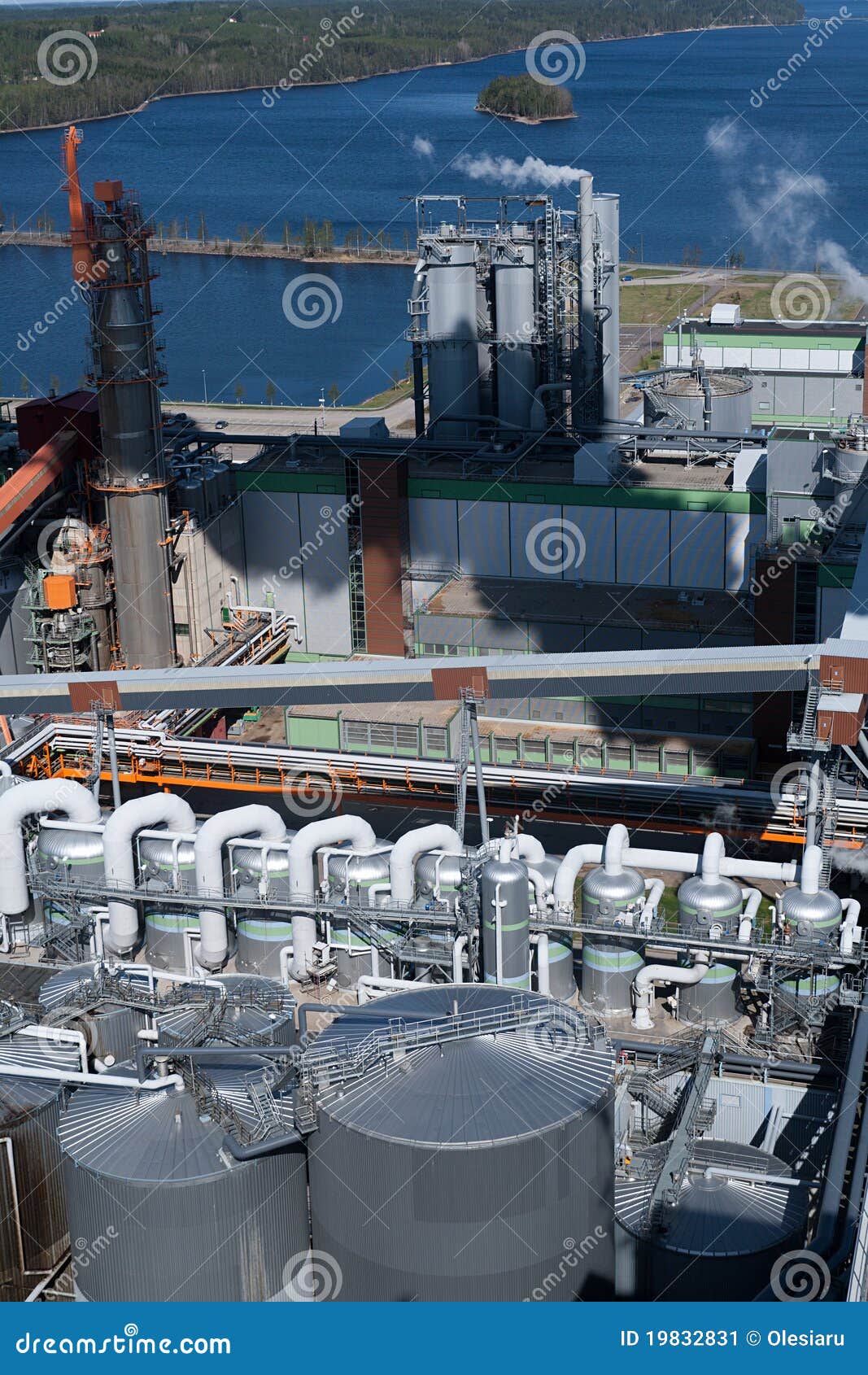 Pulp and Paper Mill â€“ Outside View Stock Image - Image of pulp ...