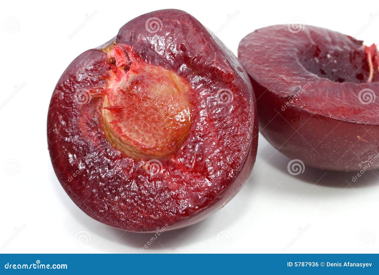 Pulp of plum stock photo. Image of pulp, purple, plum - 5787936