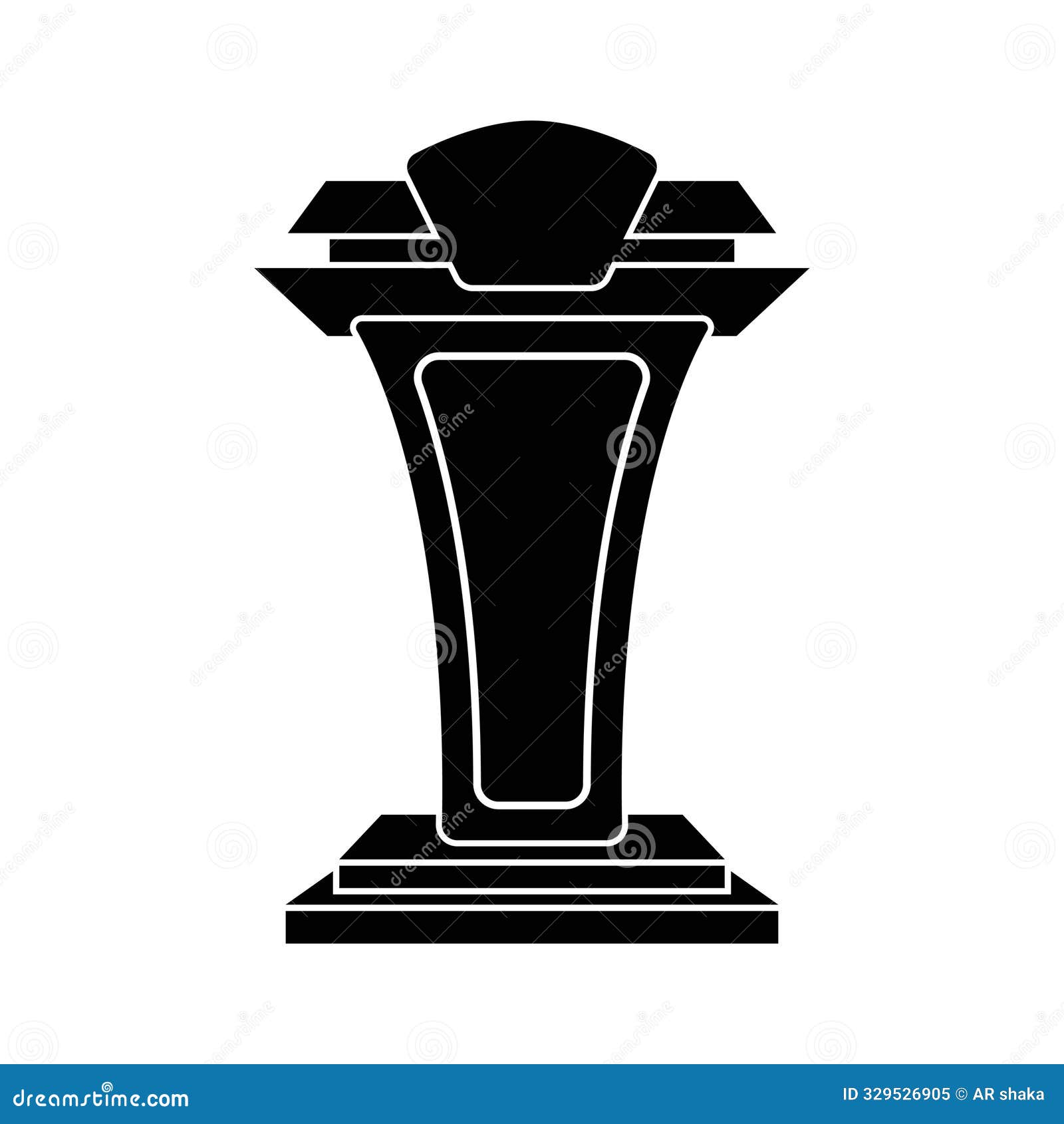 Pulpit Symbol Icon,logo Vector Illustration Design Template Stock ...